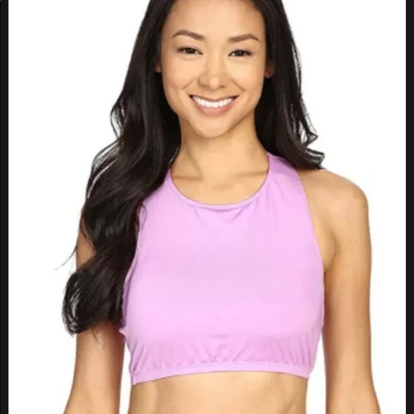 Soybu | Swim | Soybu Curacoa Scuba Crop Swim Top Hydrangea | Poshmark